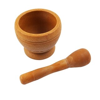 Garlic Masher Bowl Mashing Household Crushing Jar Mortar Pestle Kitchen ...