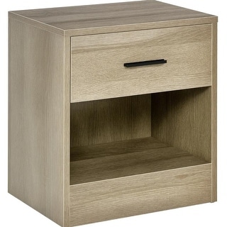 Side Table with Drawer and Storage Shelf, End Table for all rooms ...