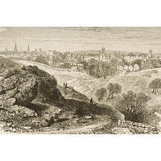 Overall View Of Salem Massachusetts In 1870S. From American Pictures ...