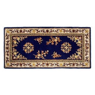 Minuteman International Oriental Rectangular Hearth Rug, 56 Inch Long ...