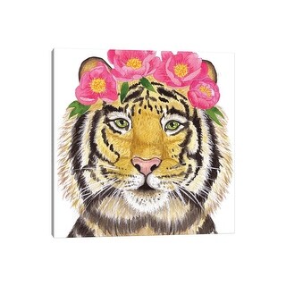 iCanvas "Tabitha Tiger" by Amy Richards Canvas Print - Bed Bath ...