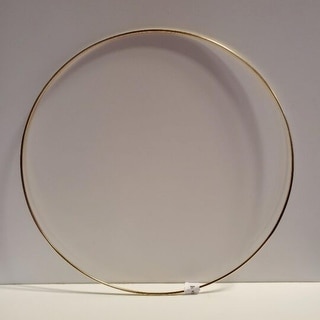 16″ Gold Color Metal Ring Wreath Frame - Bed Bath & Beyond - 41542727