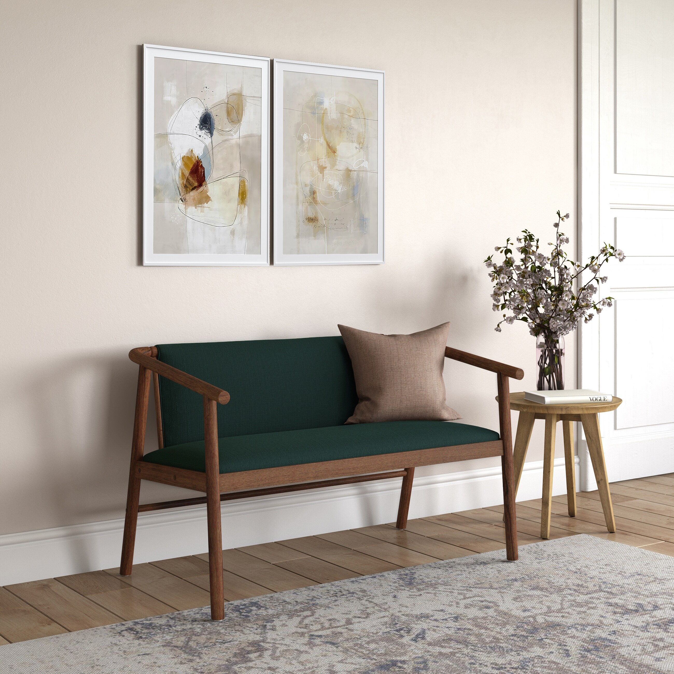 Millbrook Mid Century Modern Dining Bench Bed Bath Beyond 37108067