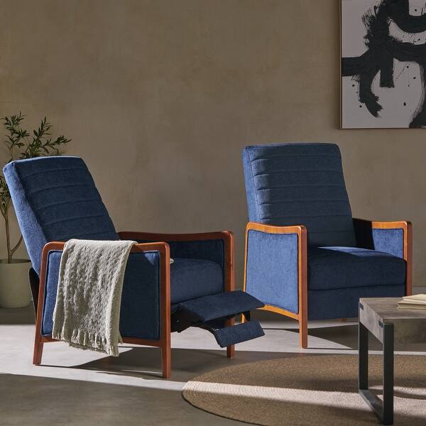 Anaura Channel Stitch Pushback Recliners by Christopher Knight Home ...
