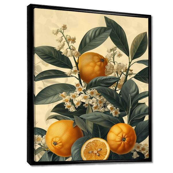 orange tree print