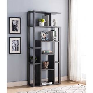Multi-Level Shelve Showcase Cabinet, Home Display Cabinet -Distressed ...