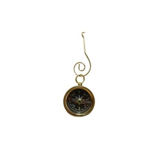 Solid Brass Decorative Compass Christmas Ornament 4" - 2" L x 1" W x 4 ...