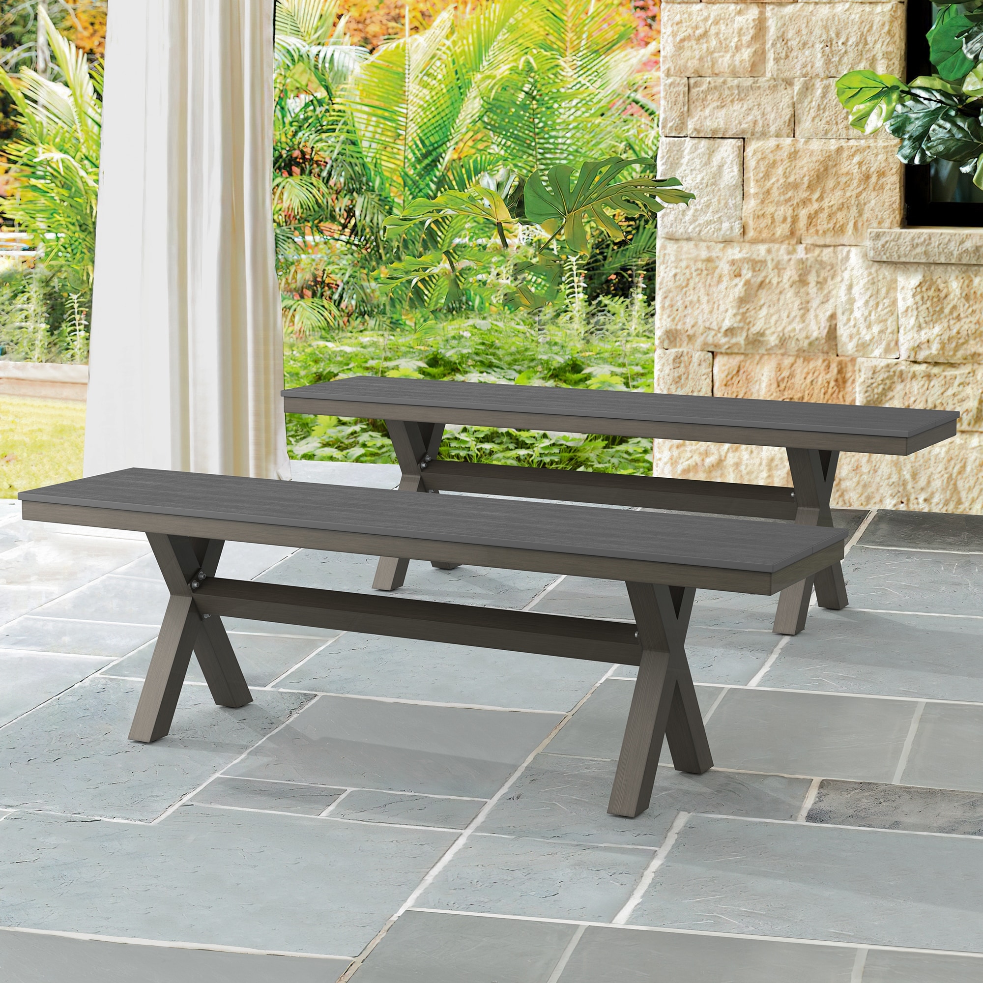 Plastic Outdoor Benches - Bed Bath & Beyond