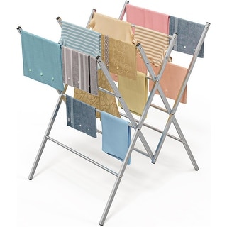 Oversized Metal Drying Rack - Silver Color - Bed Bath & Beyond - 42706775