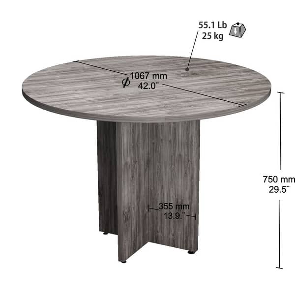42-inch Round Conference Table by Inval - Bed Bath & Beyond - 40010160