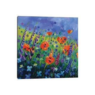 iCanvas "Garden Flowers - Orange Poppies" by Pol Ledent Canvas Print ...
