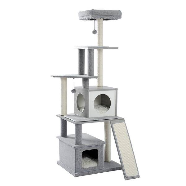 Modern Wood Cat Tree - Bed Bath & Beyond - 37366134