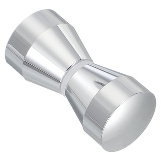Glass Shower Door Handle, Aluminum Alloy Back-to-Back Cone Door Knob ...