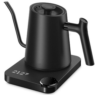 Gooseneck Electric Pour-over Kettle, Temperature Variable Stainless ...