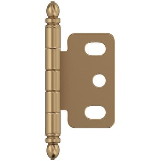Amerock PK3180TB Functional Hardware Full Inset Wrap Cabinet Door - Champagne Bronze - Bed Bath ...