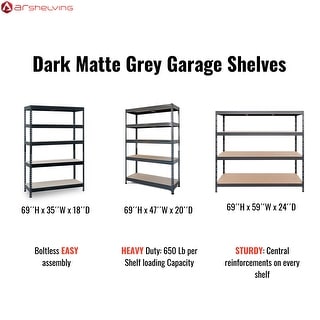 AR Shelving H E A V Y Duty B I G Utility Shelving Collection - Bed Bath ...