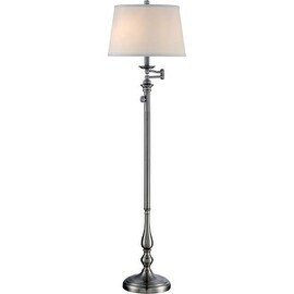 Quoizel VVKY9558 Kingsley 3 Light 16" Wide Swing Arm Floor Lamp with ...