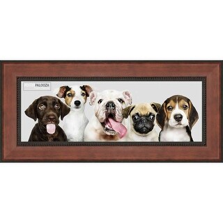 4x12 Traditional Walnut Complete Wood Picture Frame with UV Acrylic ...