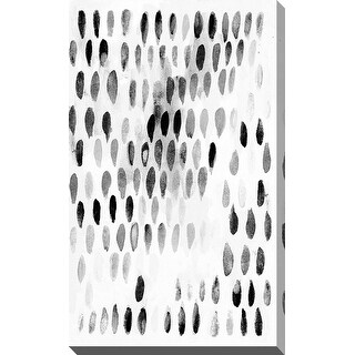 "Black Spots Pattern" Print on Canvas - Bed Bath & Beyond - 36037350