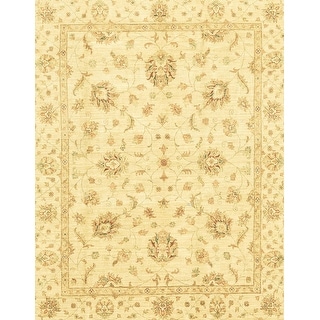 Ahgly Company Machine Washable Abstract Mustard Yellow Area Rugs - Bed ...