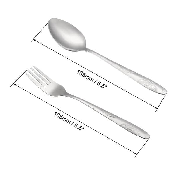 3-in-1 Stainless Steel Fork Spoon Chopsticks Set Portable Utensils with ...