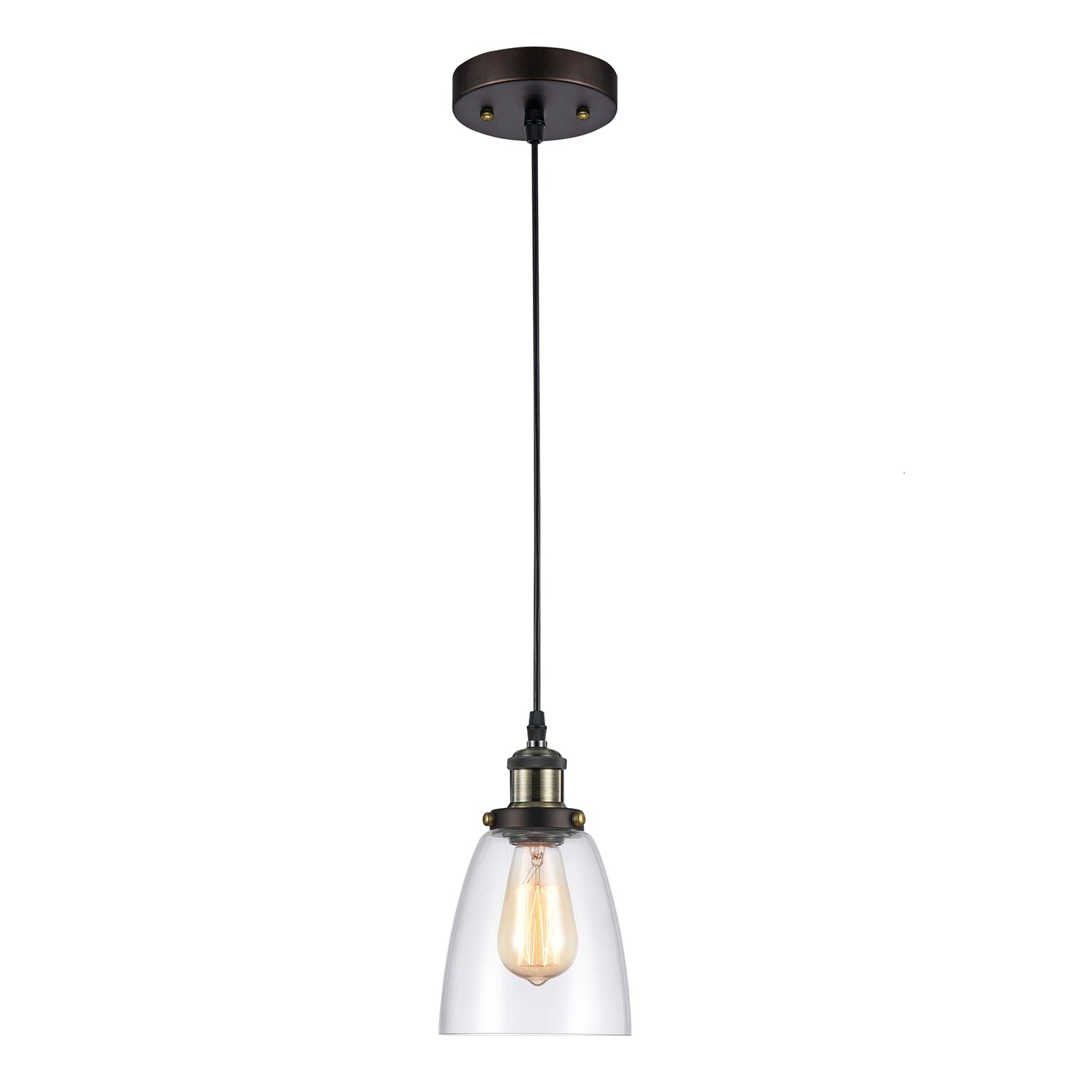Kichler Lighting Danika Collection 1-light White Mini Pendant - Bed ...