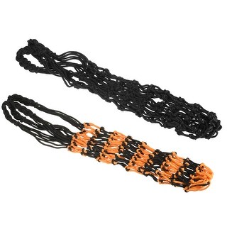 1 Set/2Pcs Basketball Net Bag Storage Ball Mesh Bag Black Yellow/Black ...