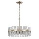 Casandra 6-light Drum Glass Strip Chandelier - Bed Bath & Beyond - 36050985
