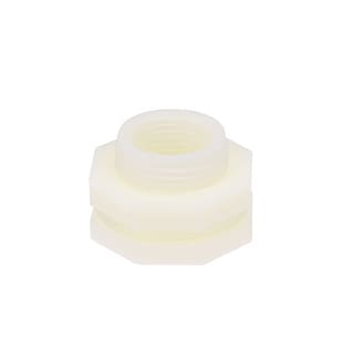 ABS Bulkhead Tank Fitting Adapter for Rain Bucket Aquariums Water Tanks ...