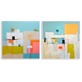 Stupell Abstract Square Block Apartment Wall Plaque Art Design By Irena ...