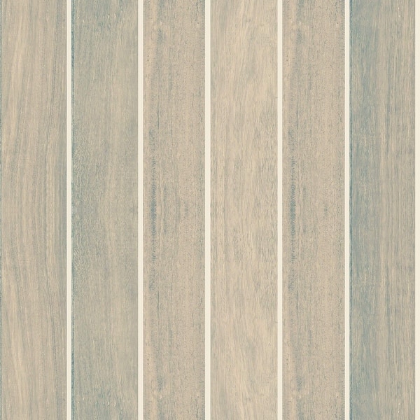 Beige Faux Shiplap Peel and Stick Removable Wallpaper 2146 - Bed Bath ...