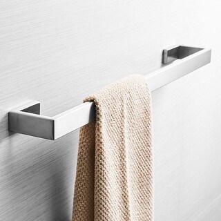 1-Piece Single Bar Towel Rack, SUS304 Stainless Steel Bathroom Towel ...