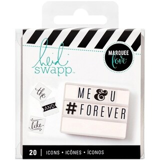 Heidi Swapp Lightbox Inserts 20/Pkg-Basic Icons - basic icons - Bed ...