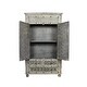 Carter 2-Door 3-Drawer Armoire in Aged Gray Finish - Bed Bath & Beyond ...