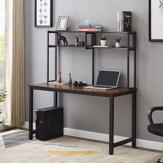 Home Office Computer Desk, Workstation with Storage Shelves - Bed Bath ...