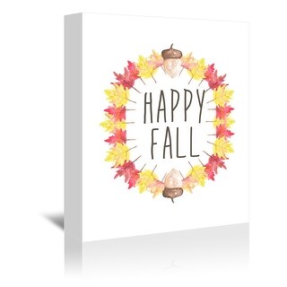 Americanflat - Happy Fall Typography by Jetty Home - 8"x10" - Bed Bath ...