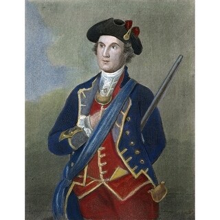George Washington /N(17321799). As A Colonel In The Virginia Militia ...