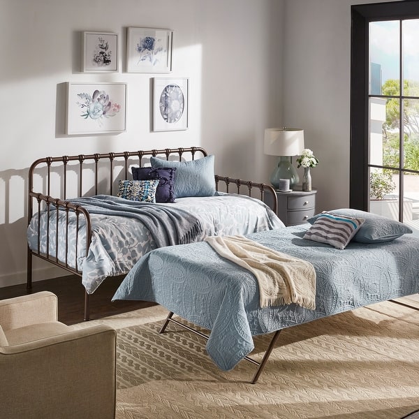 Constance Metal Daybed with Lift-up Trundle by iNSPIRE Q Bold - On Sale ...