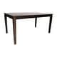 Classic Wood Dining Table with Offset Tapered Legs - Bed Bath & Beyond ...