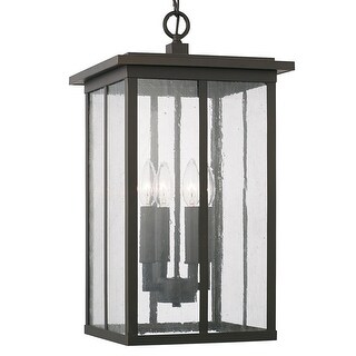 Capital Lighting Barrett 4 Light 12" Wide Outdoor Taper Candle Pendant ...
