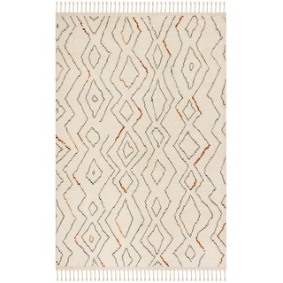 SAFAVIEH Hand-knotted Kenya Polytimi Southwestern Tribal Wool Rug - Bed ...