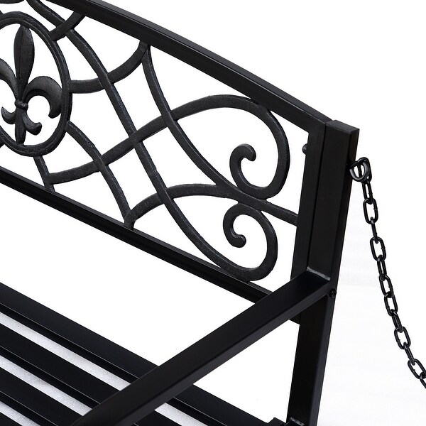 Fleur de lis porch swing store