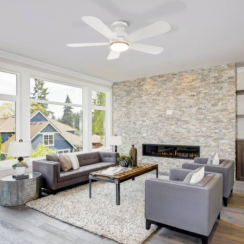 Flush Mount Indoor Ceiling Fans - Bed Bath & Beyond