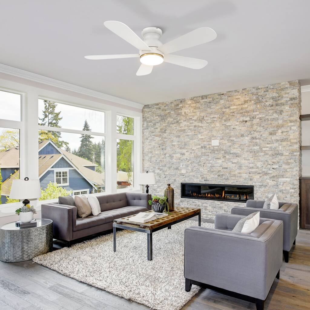 Flush Mount Indoor Ceiling Fans - Bed Bath & Beyond