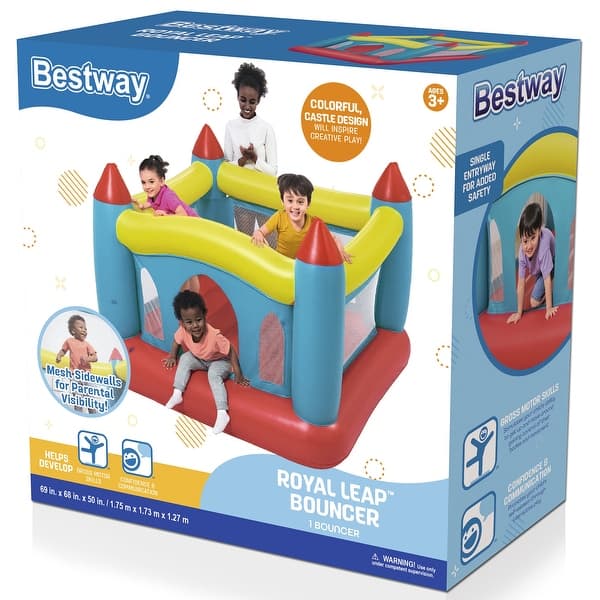 Bestway Royal Leap Kids Inflatable Bouncy House - Multi - Bed Bath ...