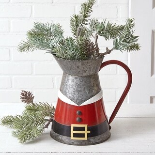 Festive Santa Claus Pitcher Merry Accent for Holiday Gatherings - Bed ...