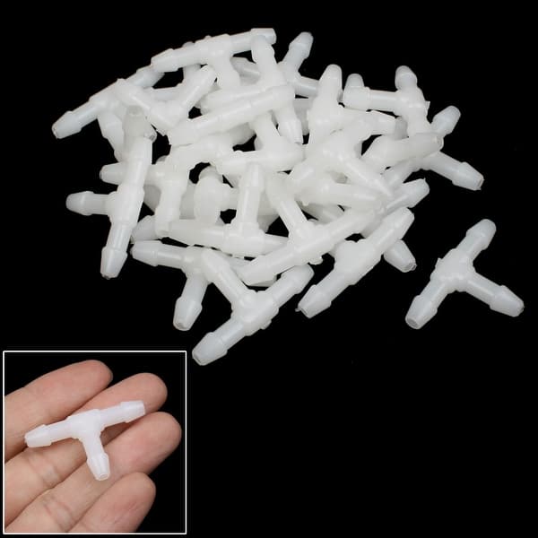 30 Pcs Plastic 3 Ways T Shape Hose Joiner Connector Adapter Reducer ...