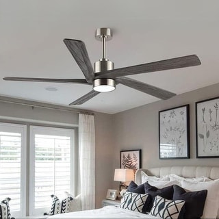 AeroBlade 72" 5-Blade 6-Speed Ceiling Fan with LED Light - Bed Bath ...