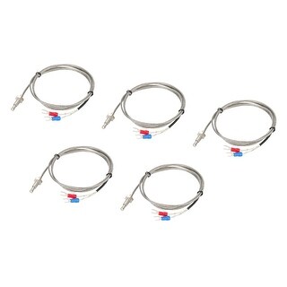 K Type Temperature Sensor 5pcs M6 Thermocouple 1m 0 to 800°C(32 to 1472 ...