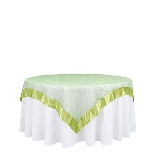 72x72 Inch Embroidered Sheer Organza Table Overlay - Bed Bath & Beyond ...